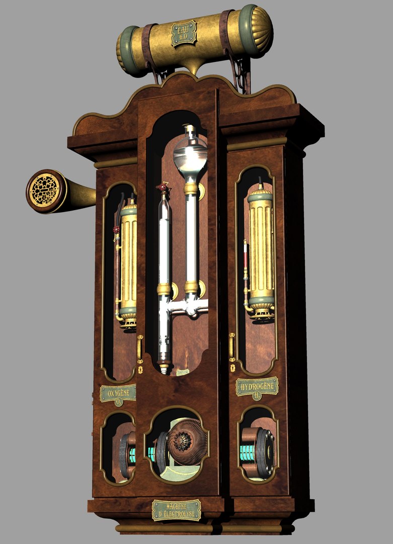 Steampunk Machine 3 3D Model - TurboSquid 1393190