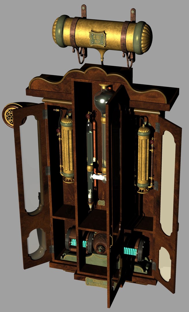 Steampunk Machine 3 3D Model - TurboSquid 1393190
