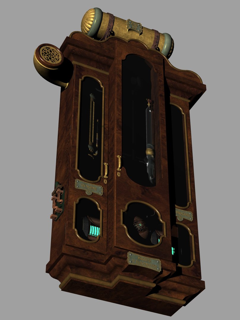 Steampunk Machine 3 3D Model - TurboSquid 1393190