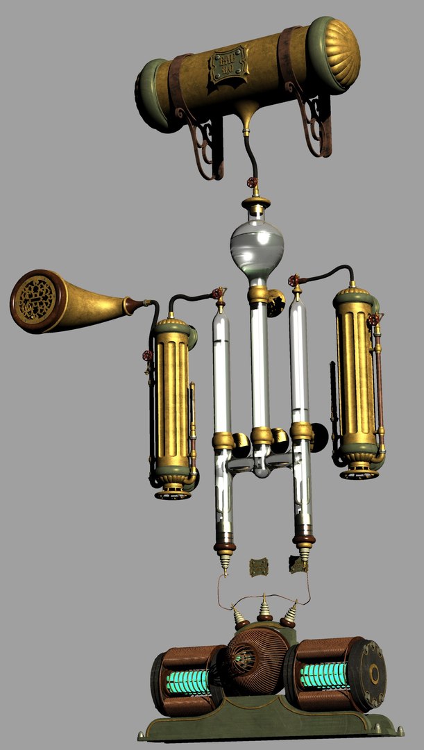 Steampunk Machine 3 3D Model - TurboSquid 1393190