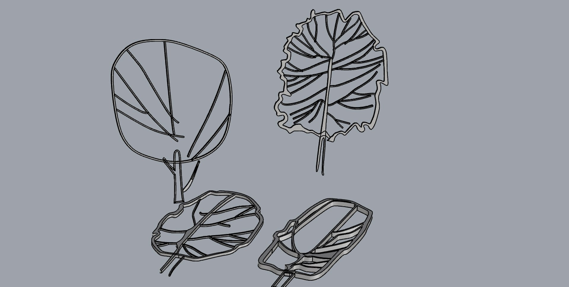 3D Conceptual Architectural Trees - TurboSquid 1440904