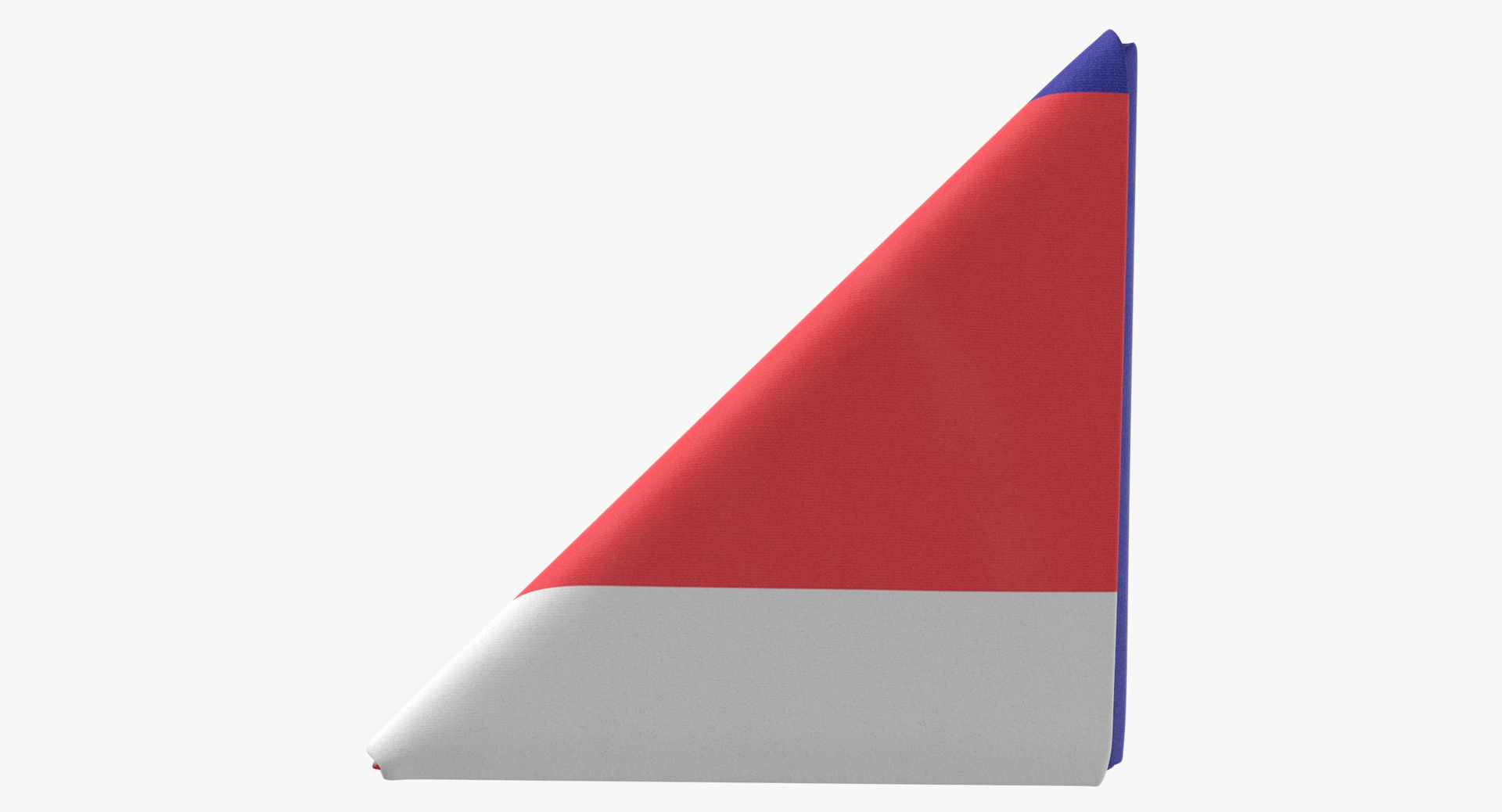 Flag Folded Triangle France 3D Model - TurboSquid 1567919