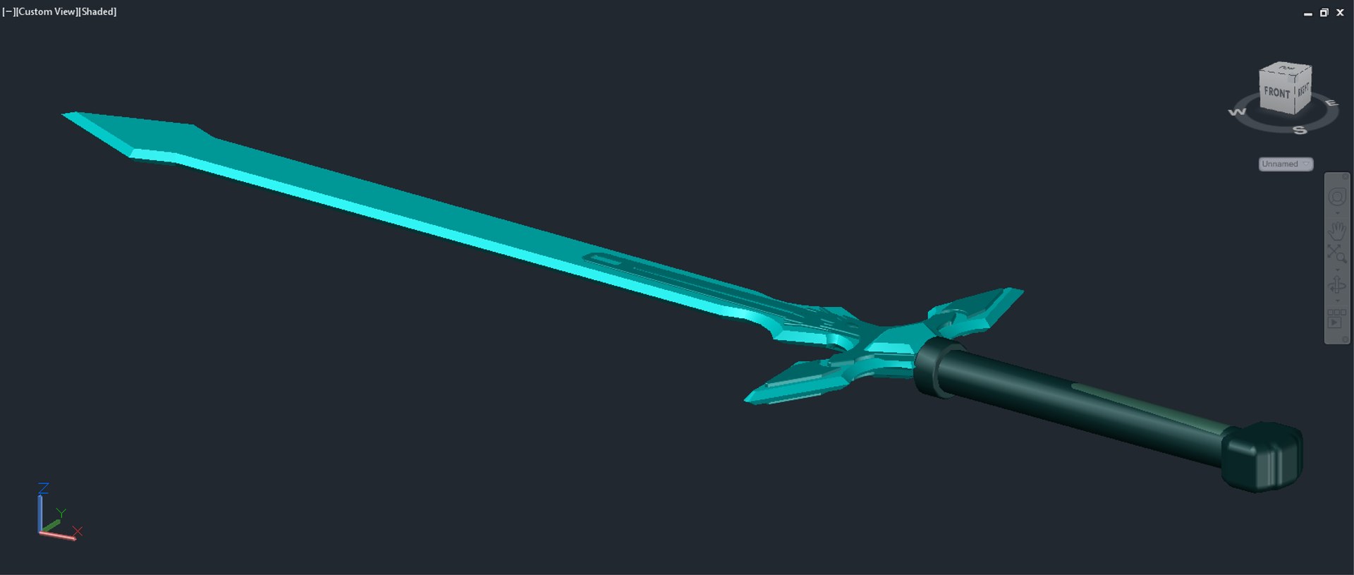 Dark Repulser Sword Dwg