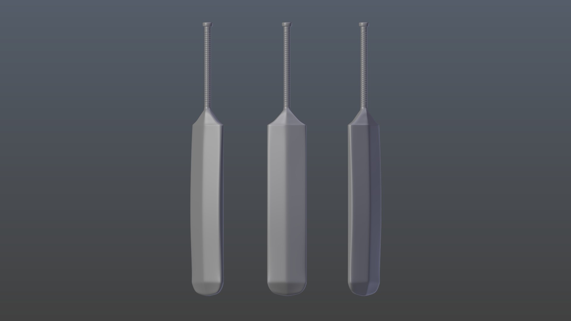 3d Model Cricket Bat