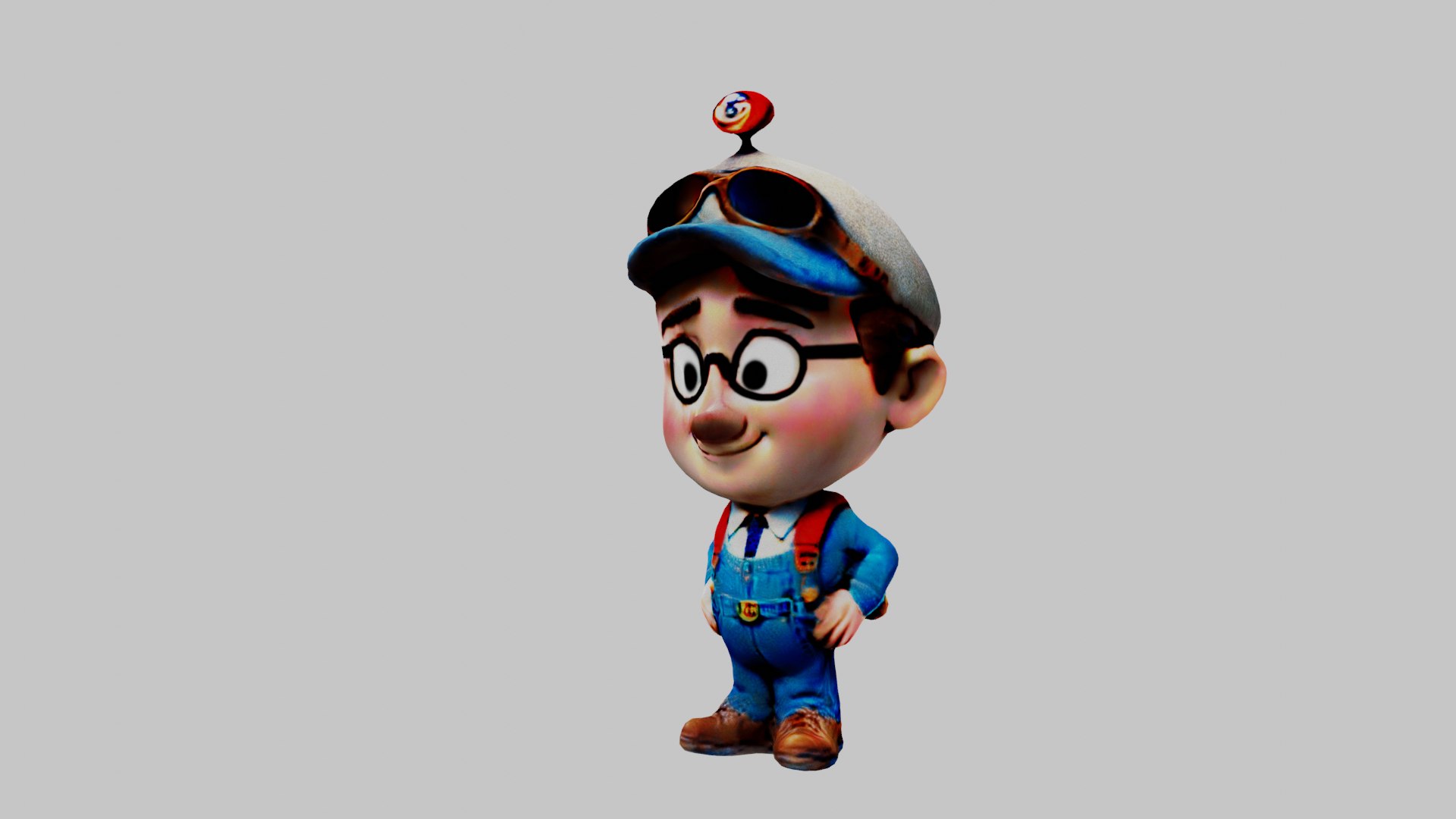 Cartoon Student 3D Model - TurboSquid 2129909