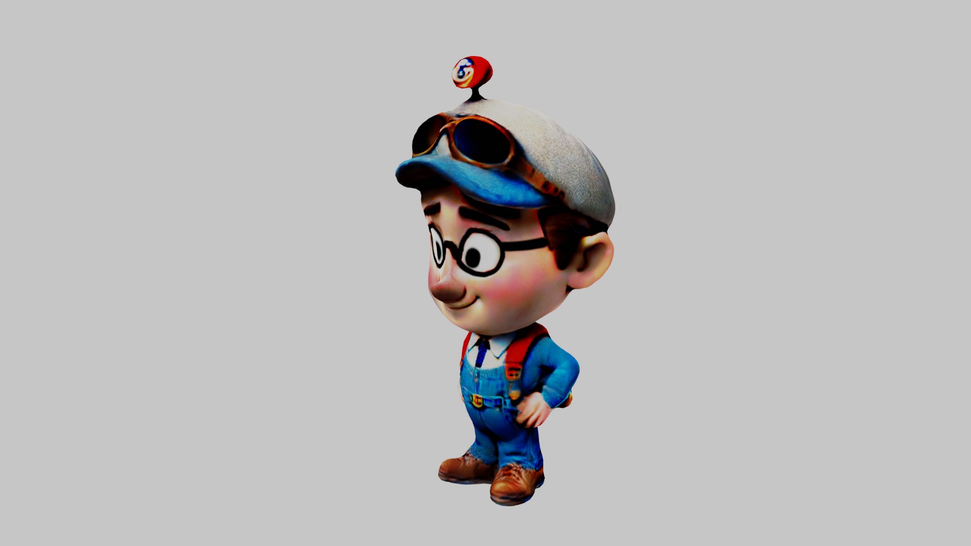Cartoon Student 3D Model - TurboSquid 2129909
