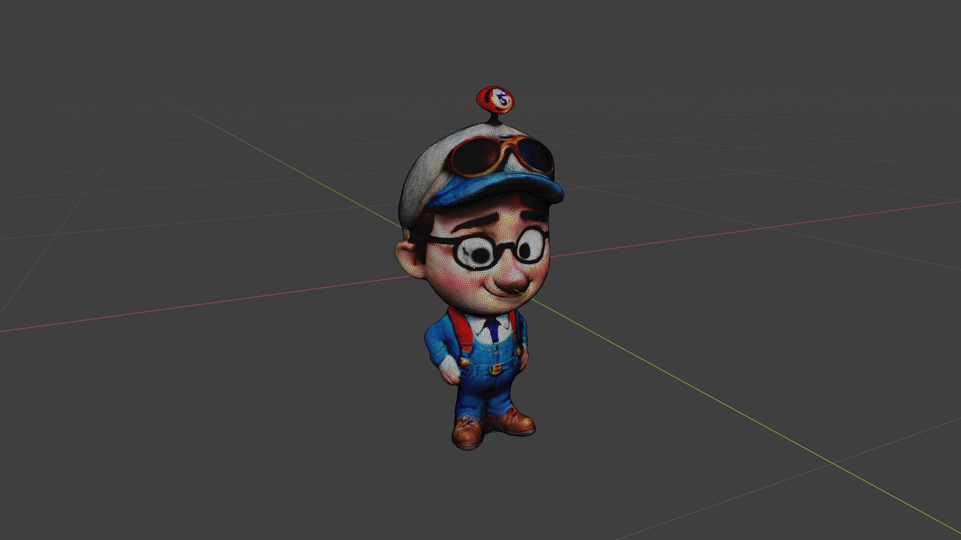 Cartoon Student 3D Model - TurboSquid 2129909