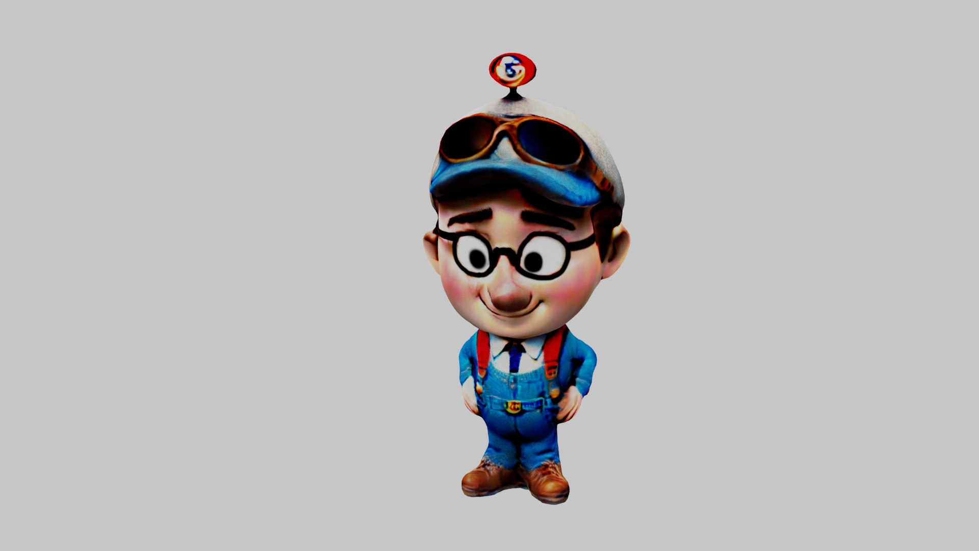 Cartoon Student 3D Model - TurboSquid 2129909