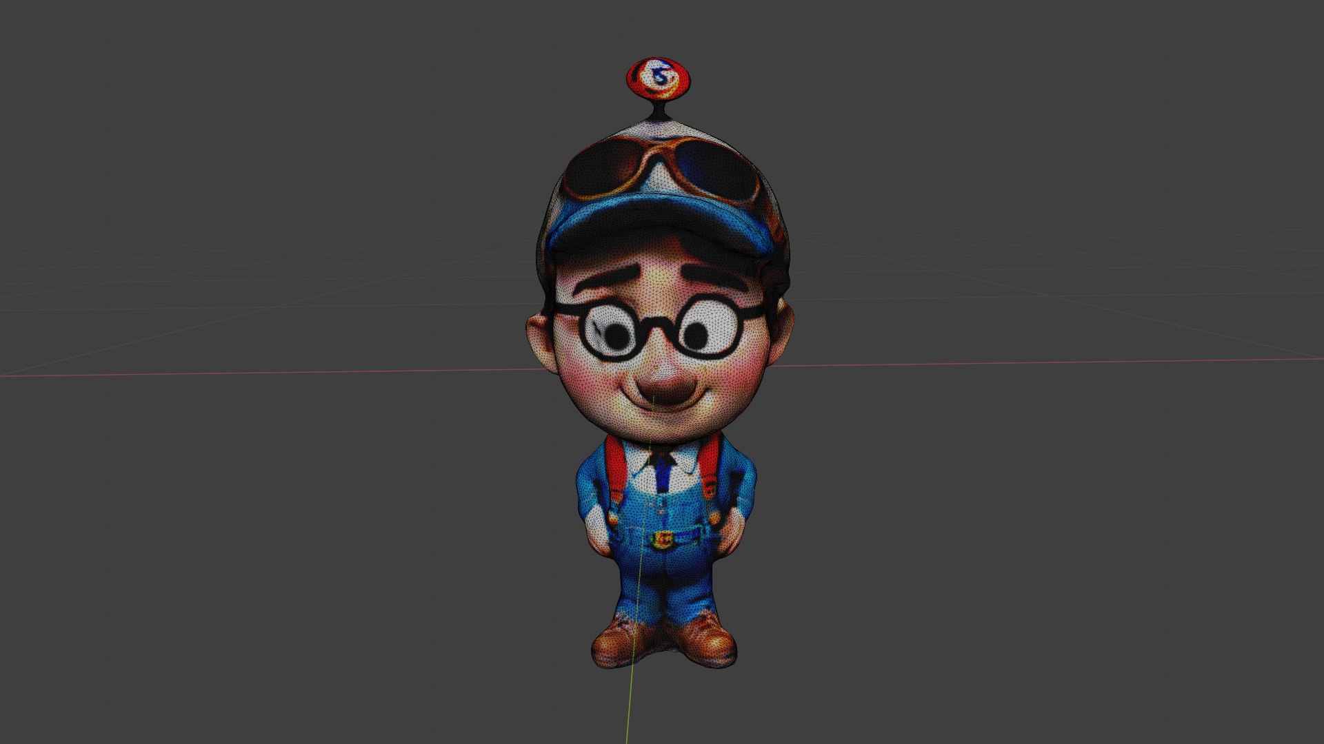 Cartoon Student 3D Model - TurboSquid 2129909