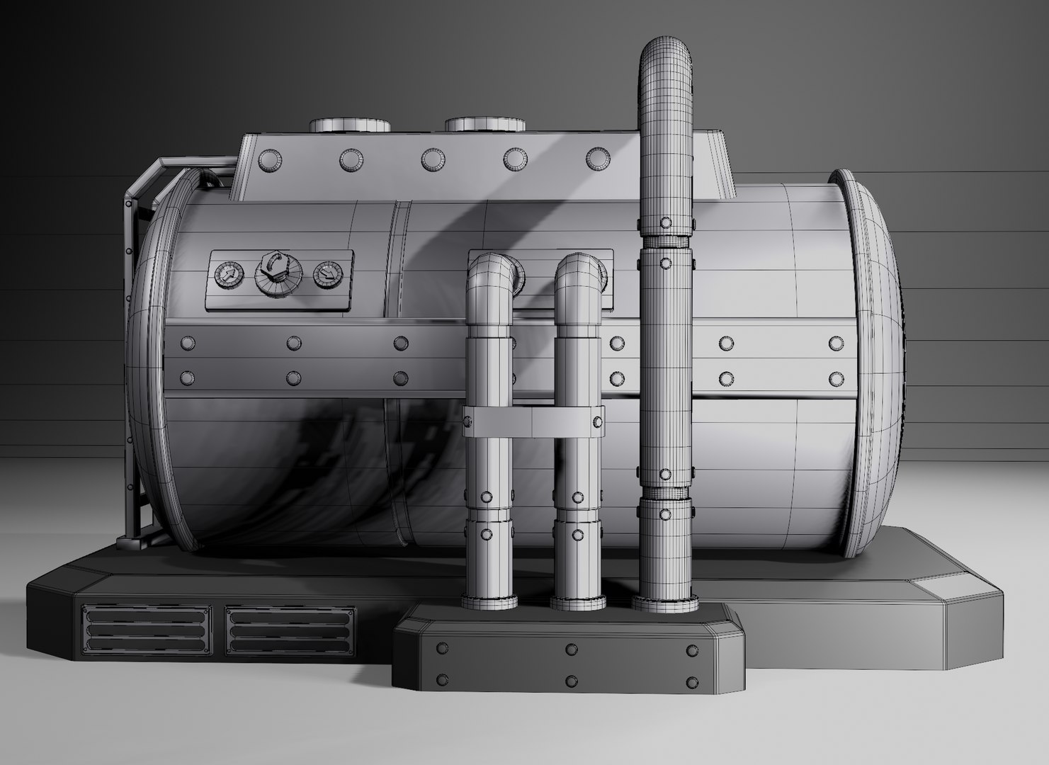 3D SpaceTank Model - TurboSquid 2258908