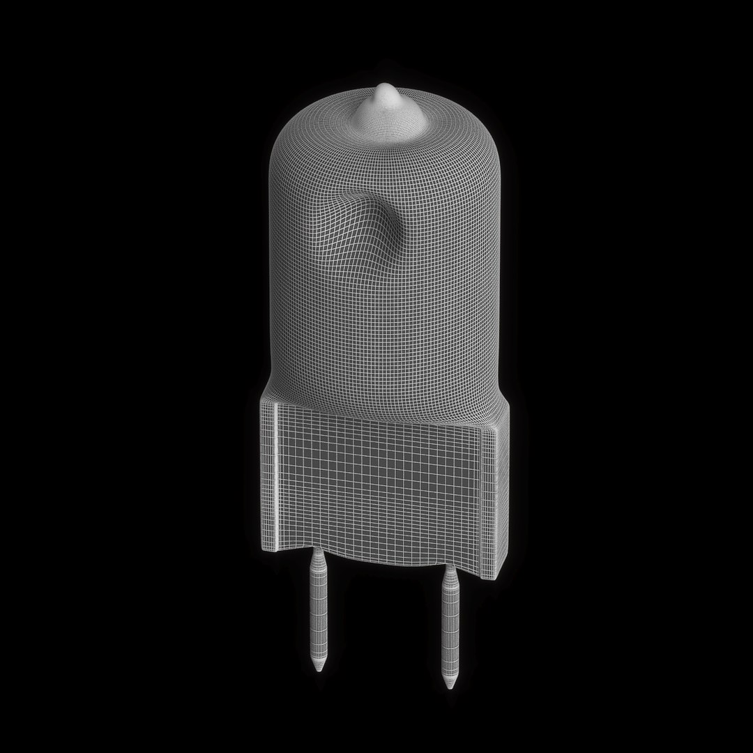 Halogen Lightbulb 3d Model