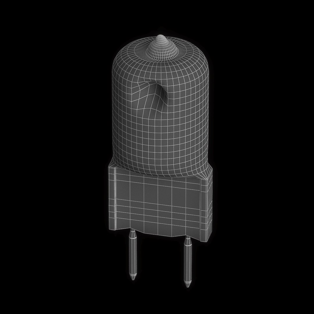 Halogen Lightbulb 3d Model