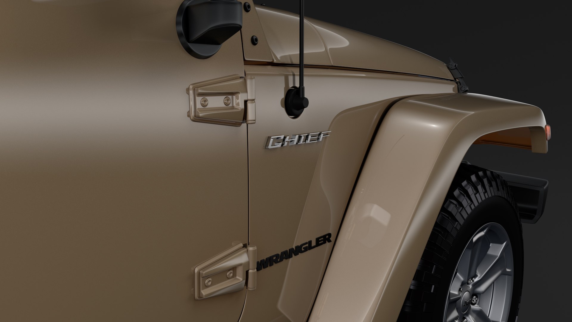 3D Jeep Wrangler Chief Jk Model - TurboSquid 1232291