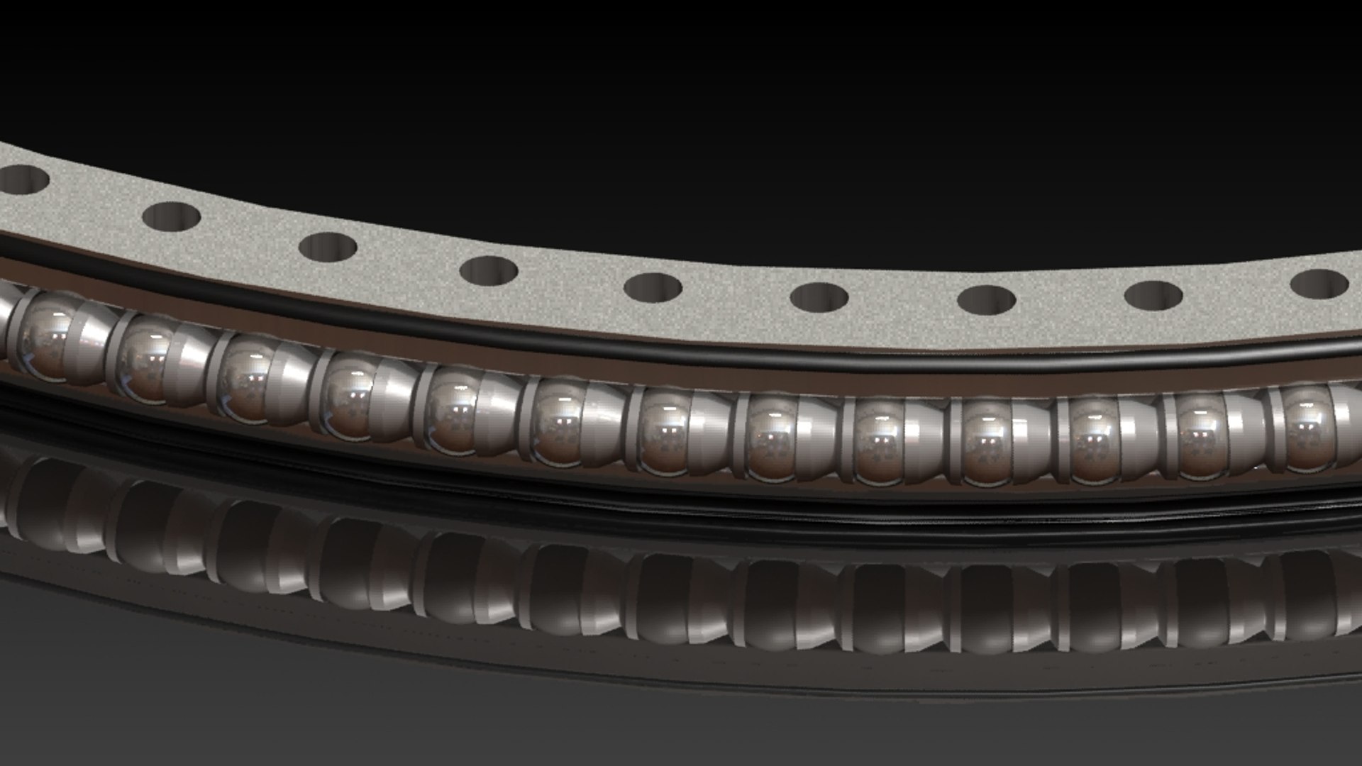 Bearing Wind Turbines Ring 3d 3ds