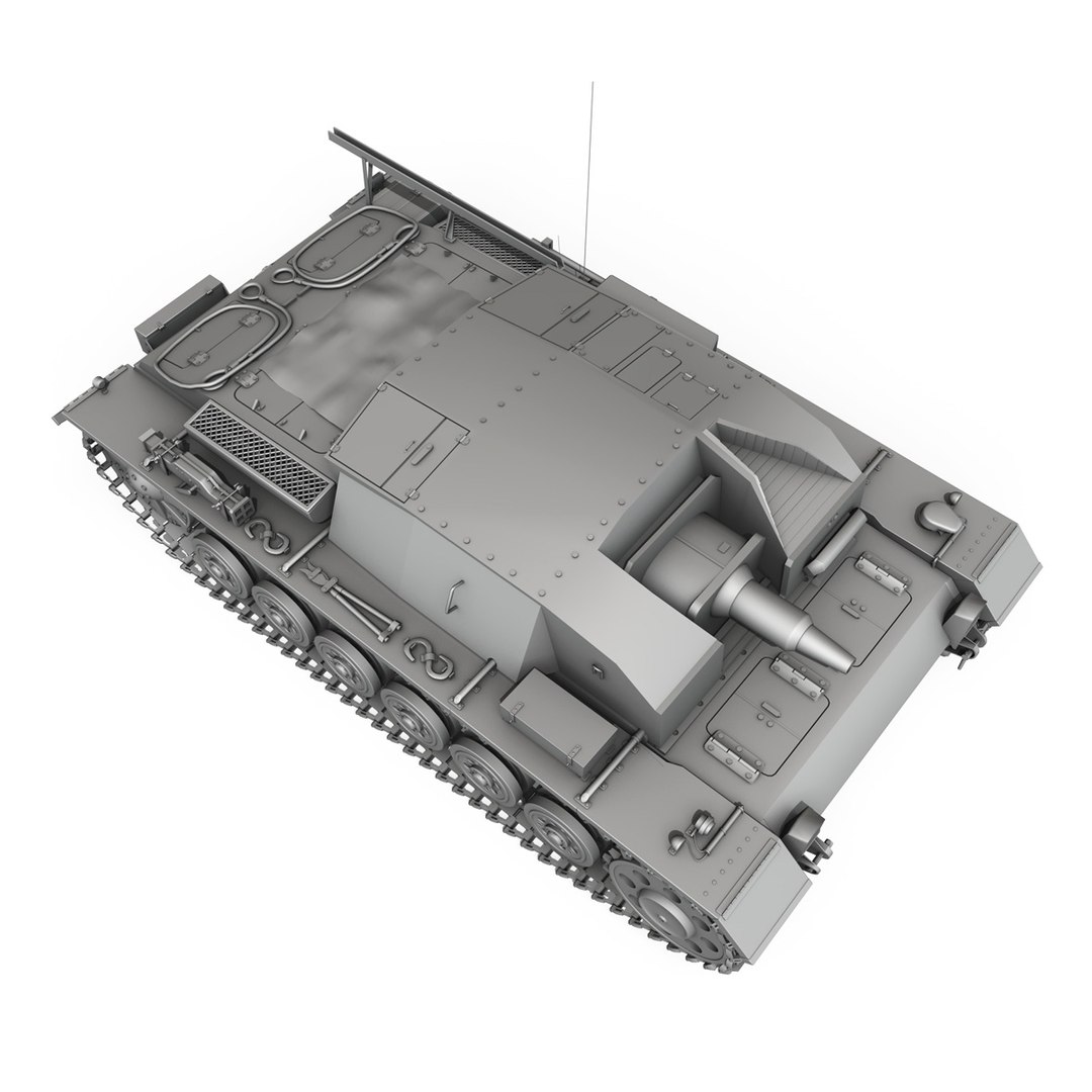 3d Model - Iii Stug Panzer Tank