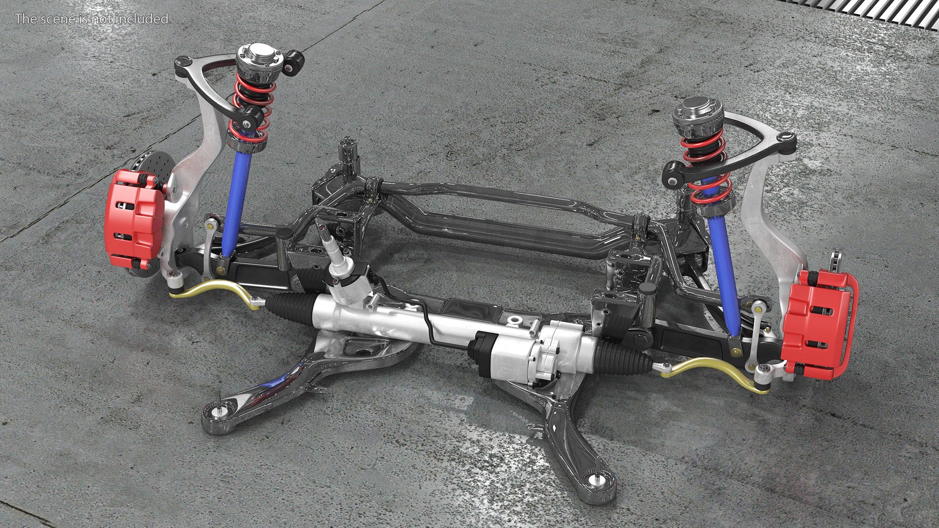 Car Suspension System 3D - TurboSquid 2204027