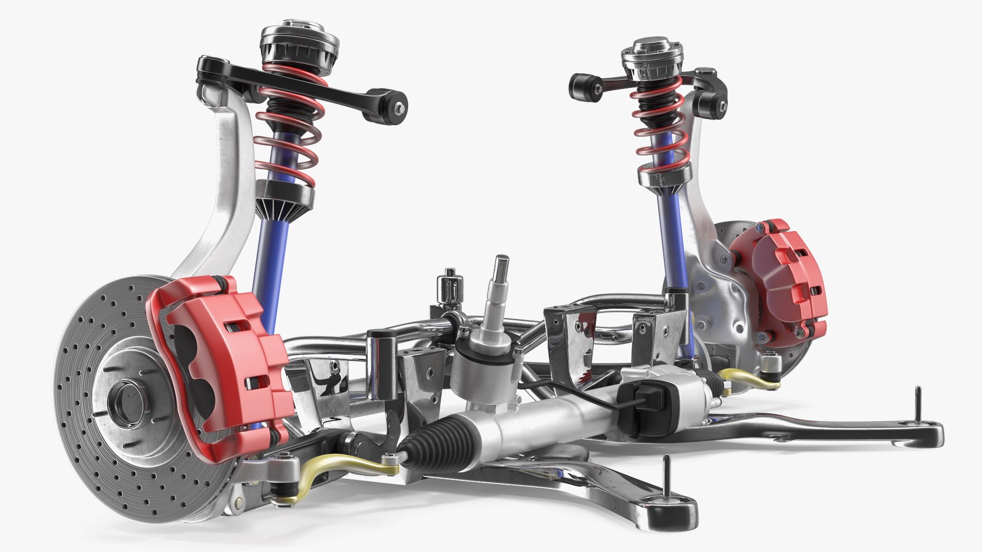 Car Suspension System 3D - TurboSquid 2204027