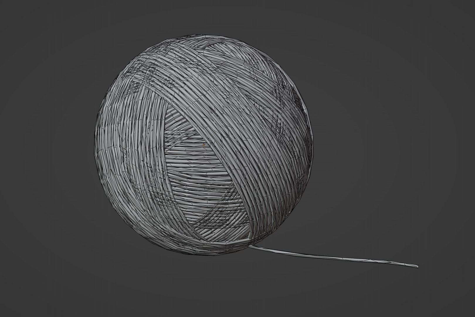 Ball Of Yarn 3D Model - TurboSquid 2058304