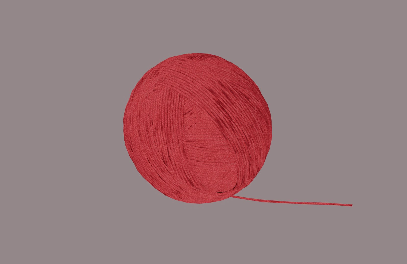 Ball Of Yarn 3D Model - TurboSquid 2058304