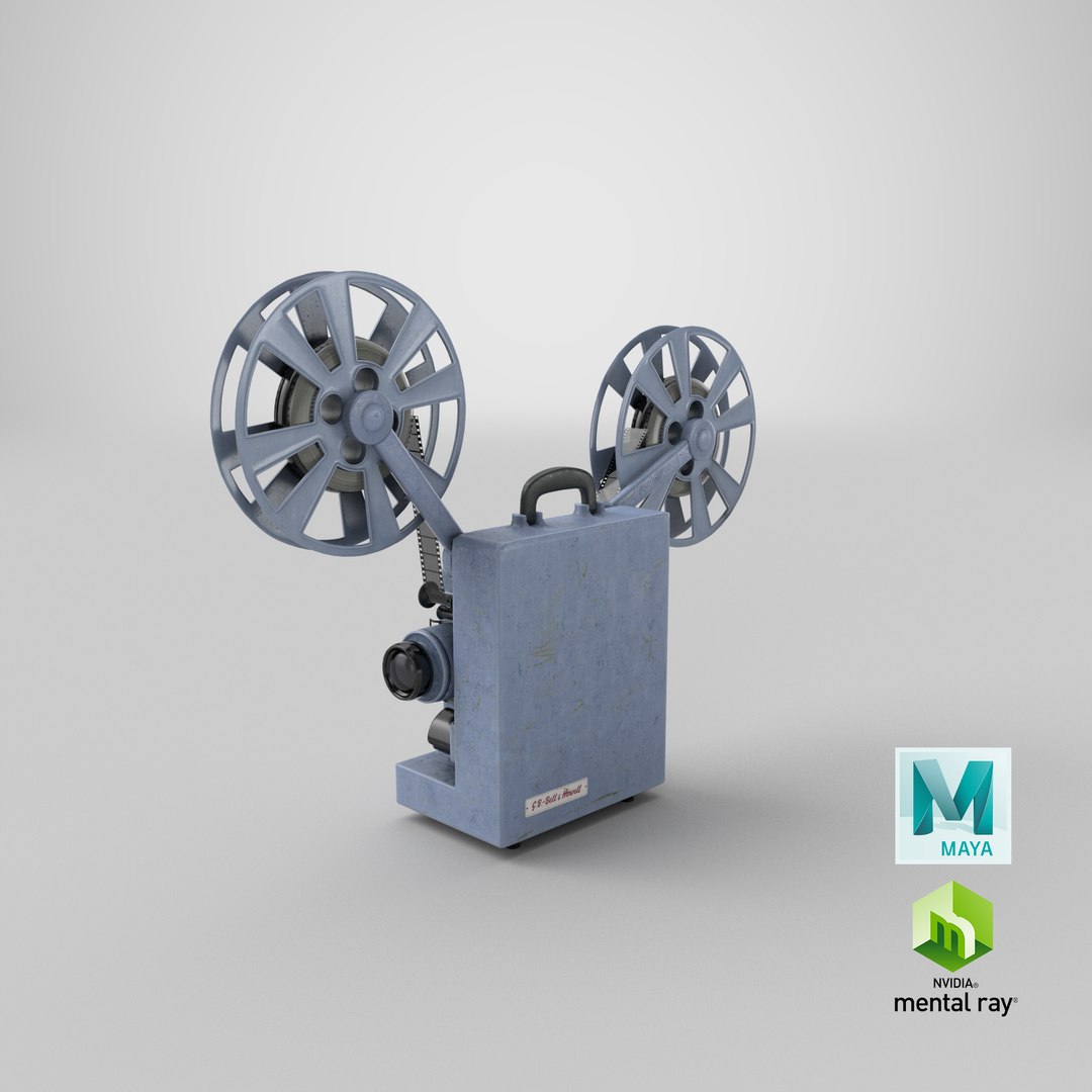 3d Model Of Movie Projector