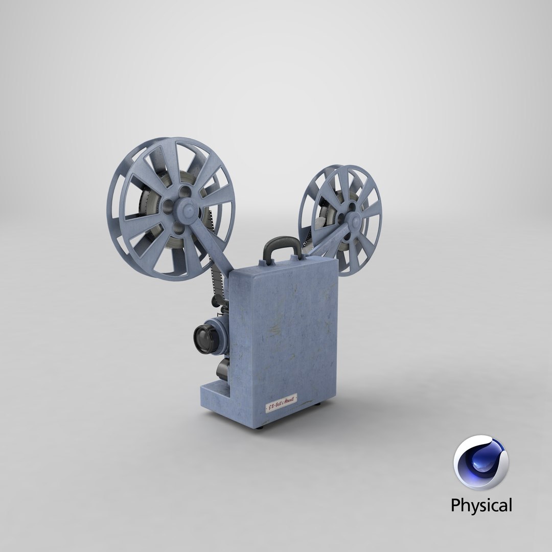 3d Model Of Movie Projector
