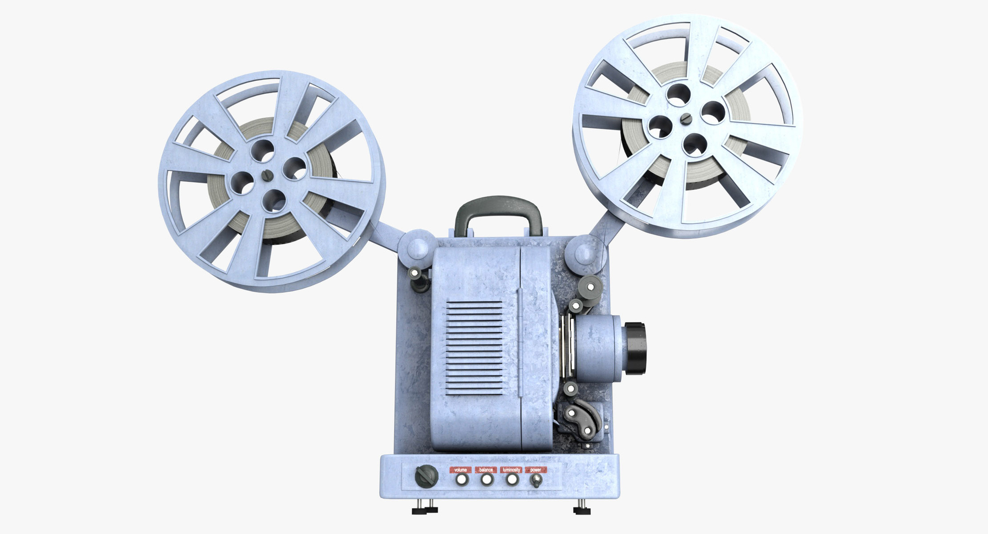 3d model of movie projector
