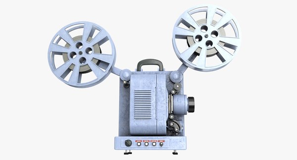 3d model of movie projector
