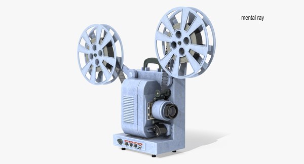 3d model of movie projector