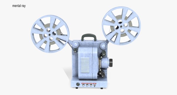 3d model of movie projector