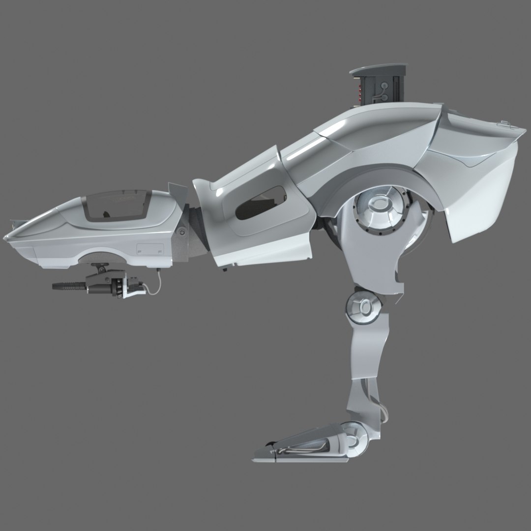 Sci-fi Combat Walker 3d Model