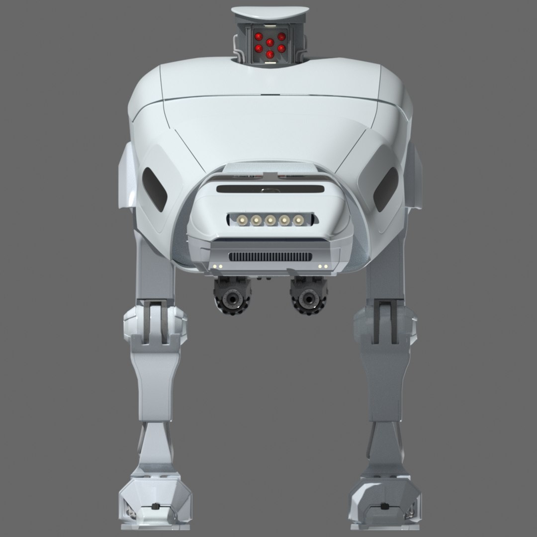 Sci-fi Combat Walker 3d Model