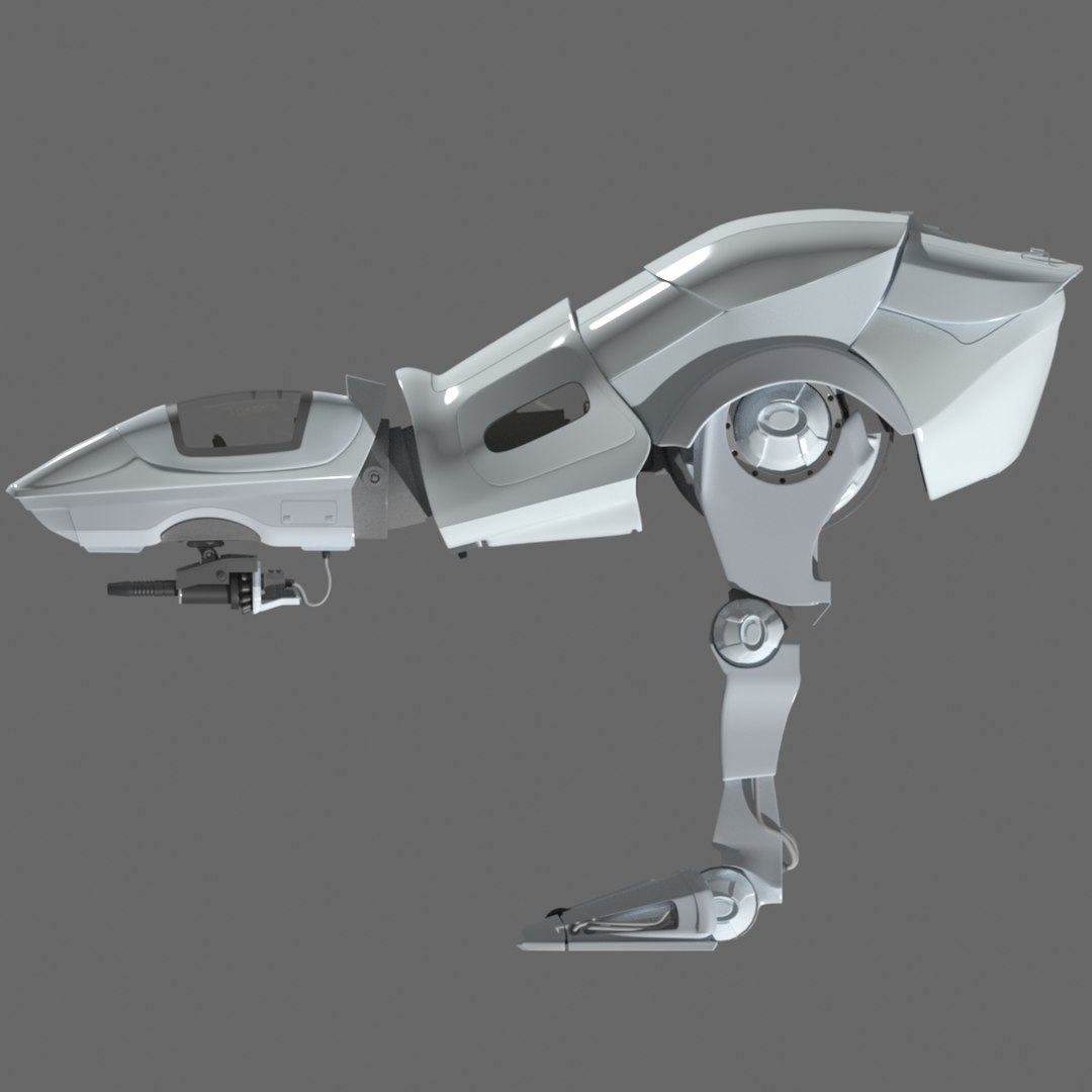 Sci-fi Combat Walker 3d Model