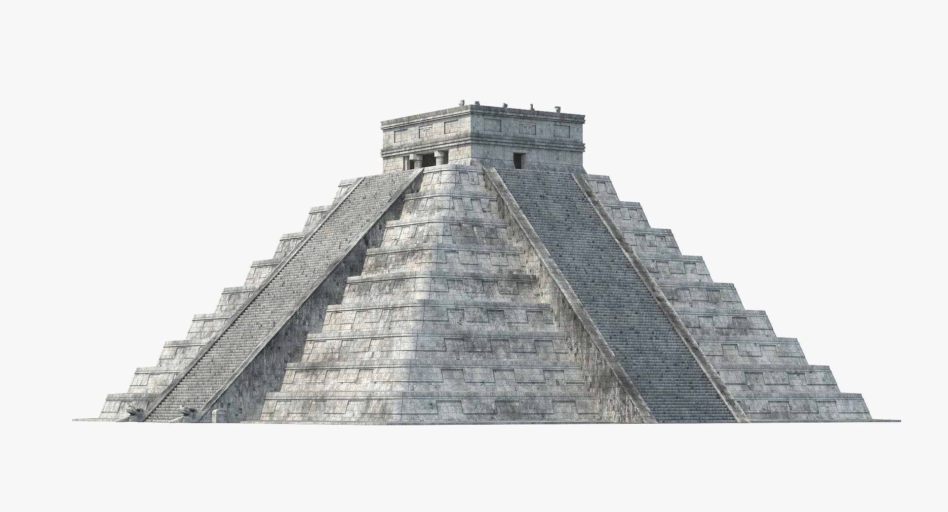 3D Ancient Mayan Pyramid Model - TurboSquid 1419209