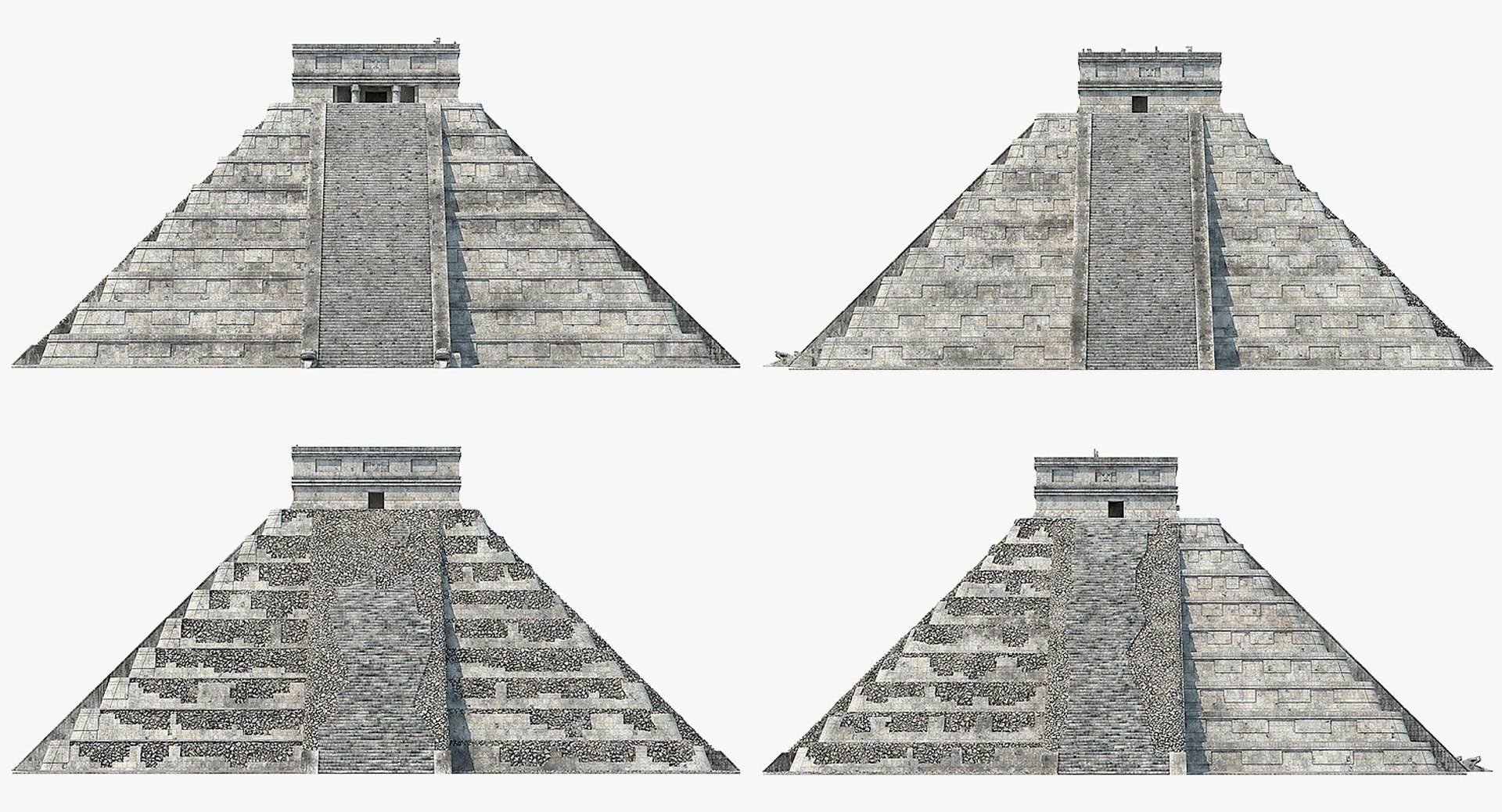 3D ancient mayan pyramid model - TurboSquid 1419209