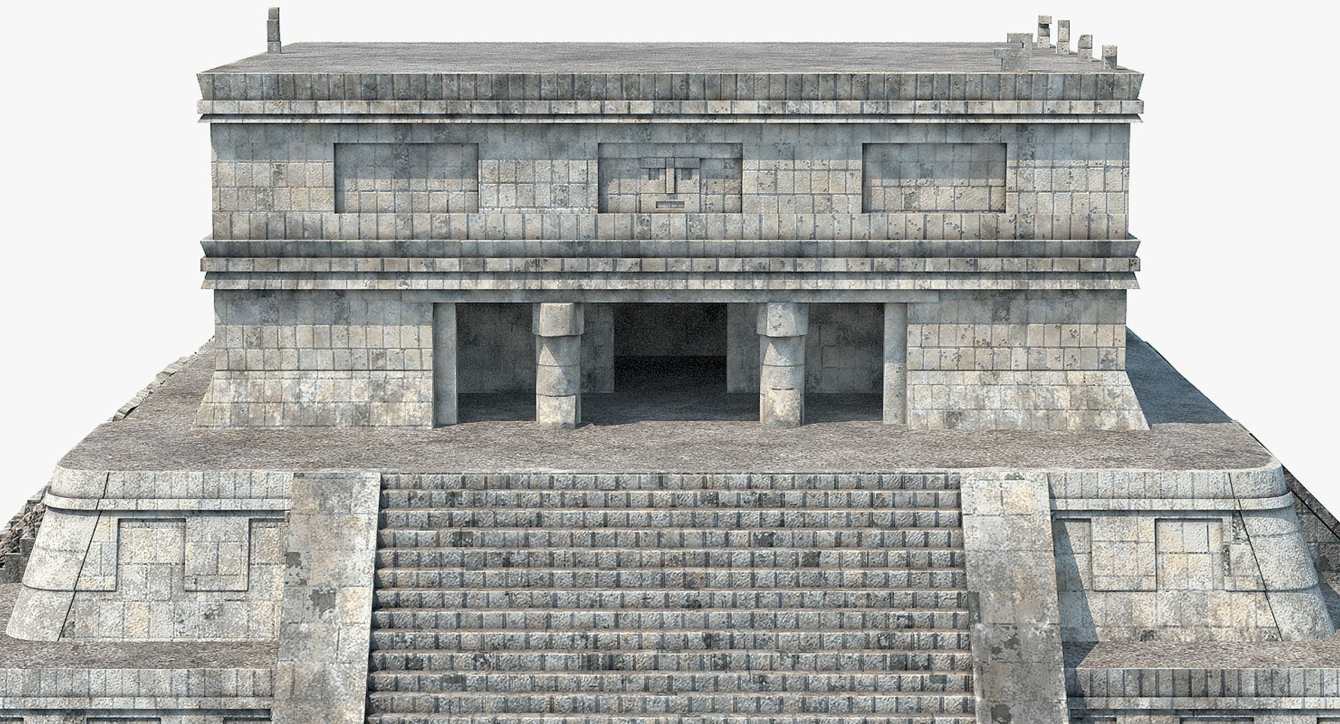3D ancient mayan pyramid model - TurboSquid 1419209