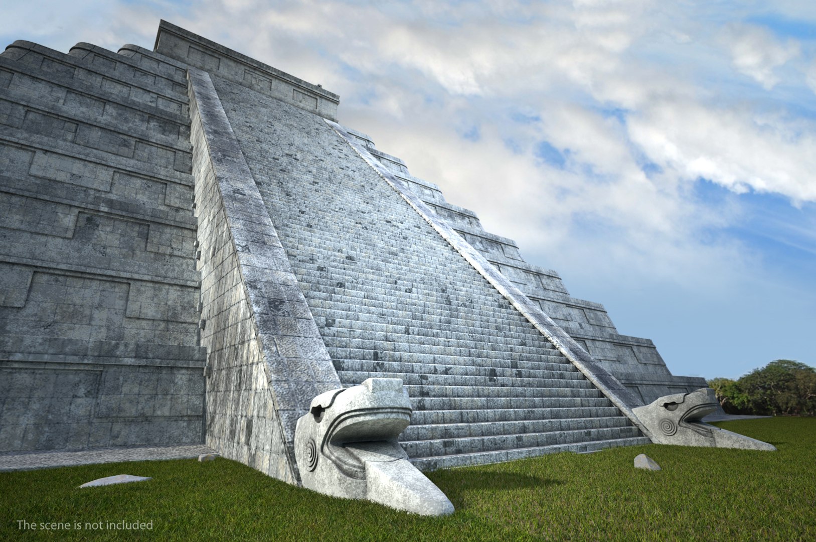 3D ancient mayan pyramid model - TurboSquid 1419209