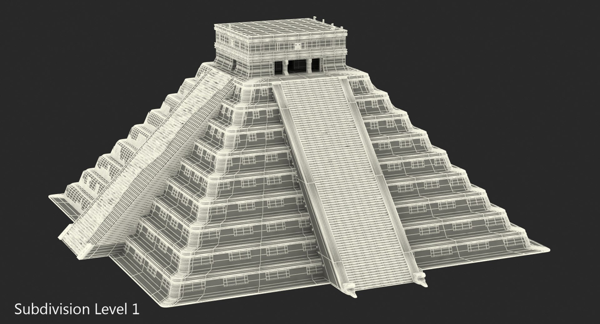 3D ancient mayan pyramid model - TurboSquid 1419209