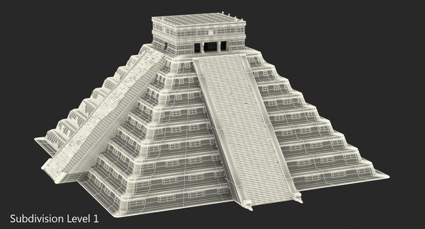 3D ancient mayan pyramid model - TurboSquid 1419209