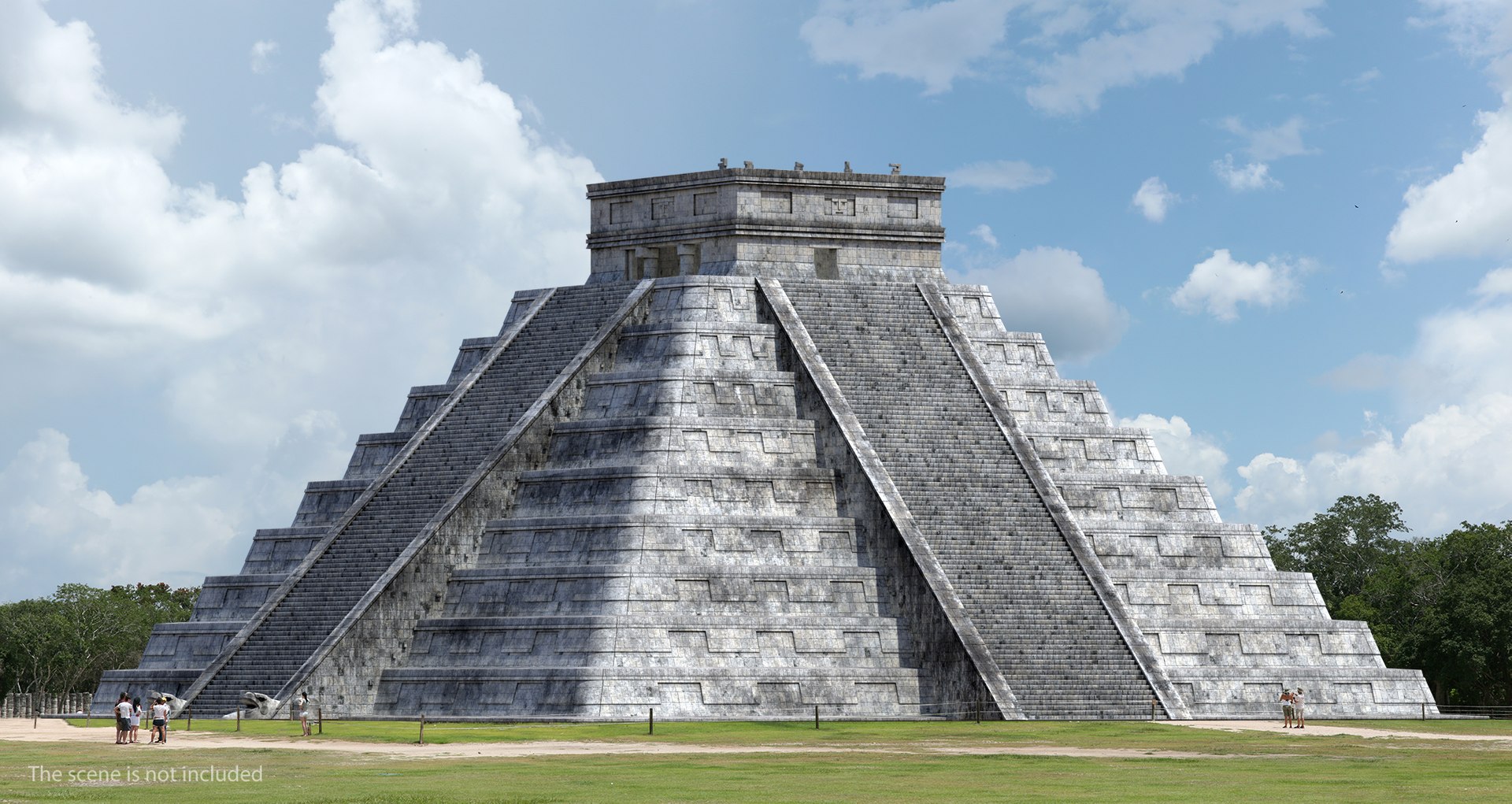 3D Ancient Mayan Pyramid Model - TurboSquid 1419209
