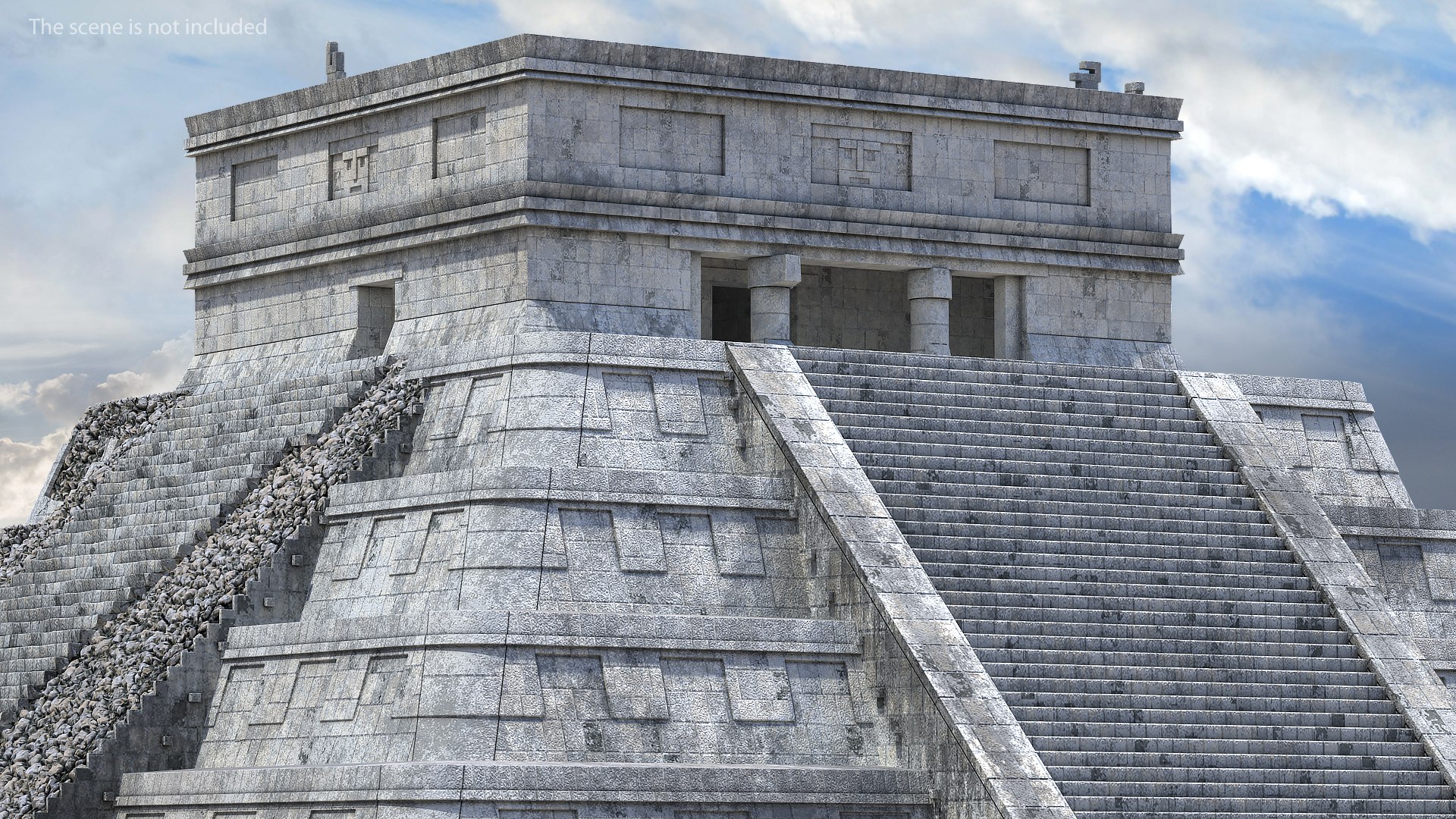 3D ancient mayan pyramid model - TurboSquid 1419209