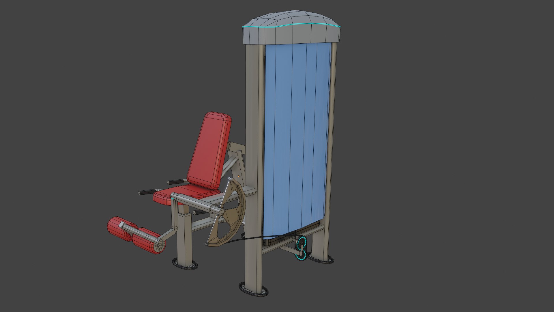Leg press gym 3D model - TurboSquid 2145179