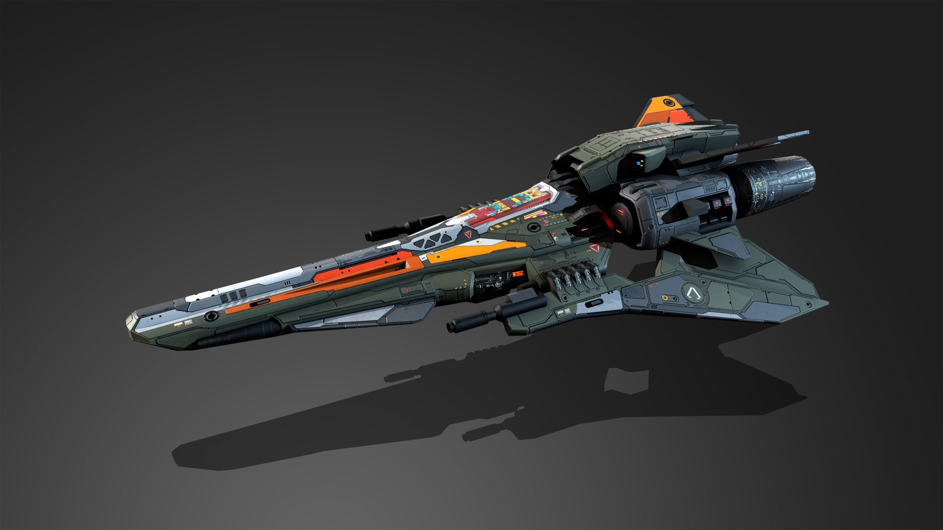 3D RX6 FIGHTER Spacecraft - TurboSquid 1901349
