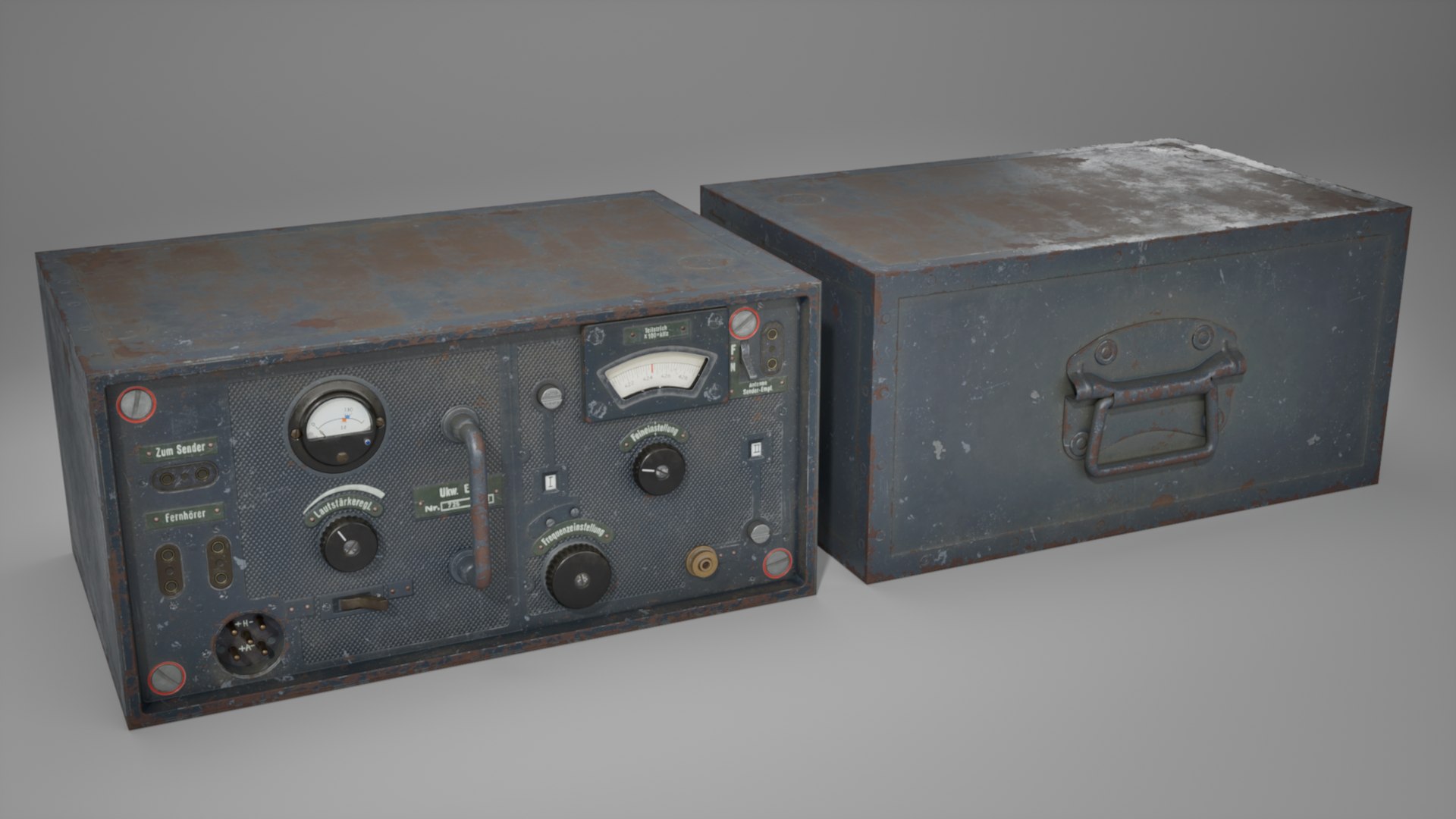 3D German LA9NCA Radio WW2 - TurboSquid 2412200