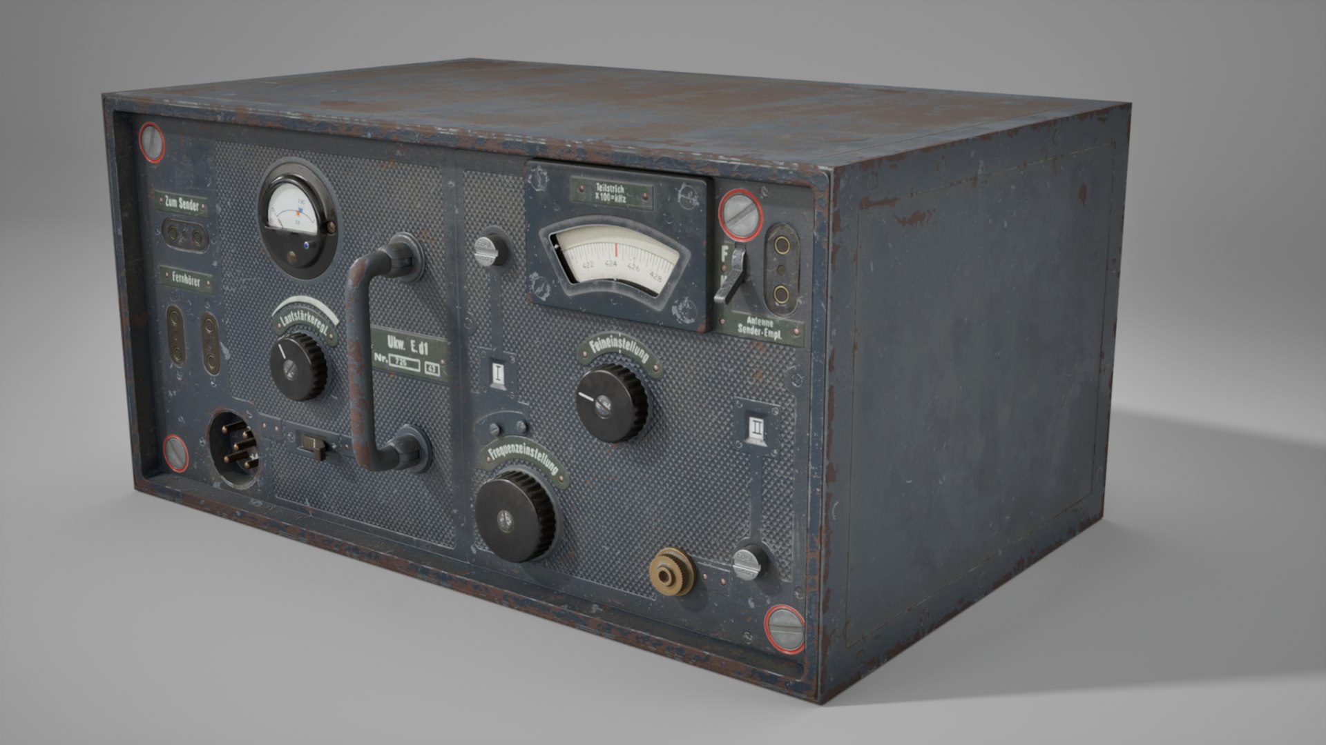 3D German LA9NCA Radio WW2 - TurboSquid 2412200
