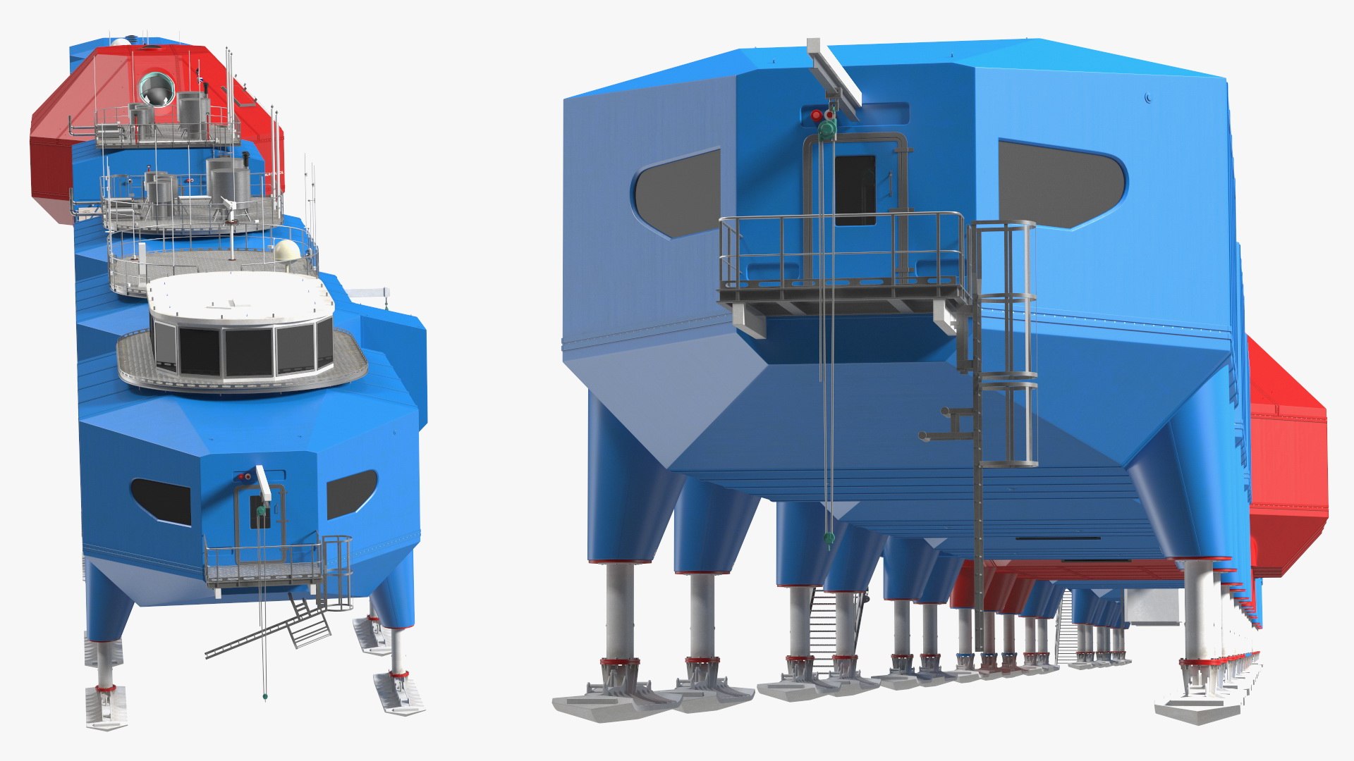 3D Halley VI Research Antarctic Station Model - TurboSquid 2123586