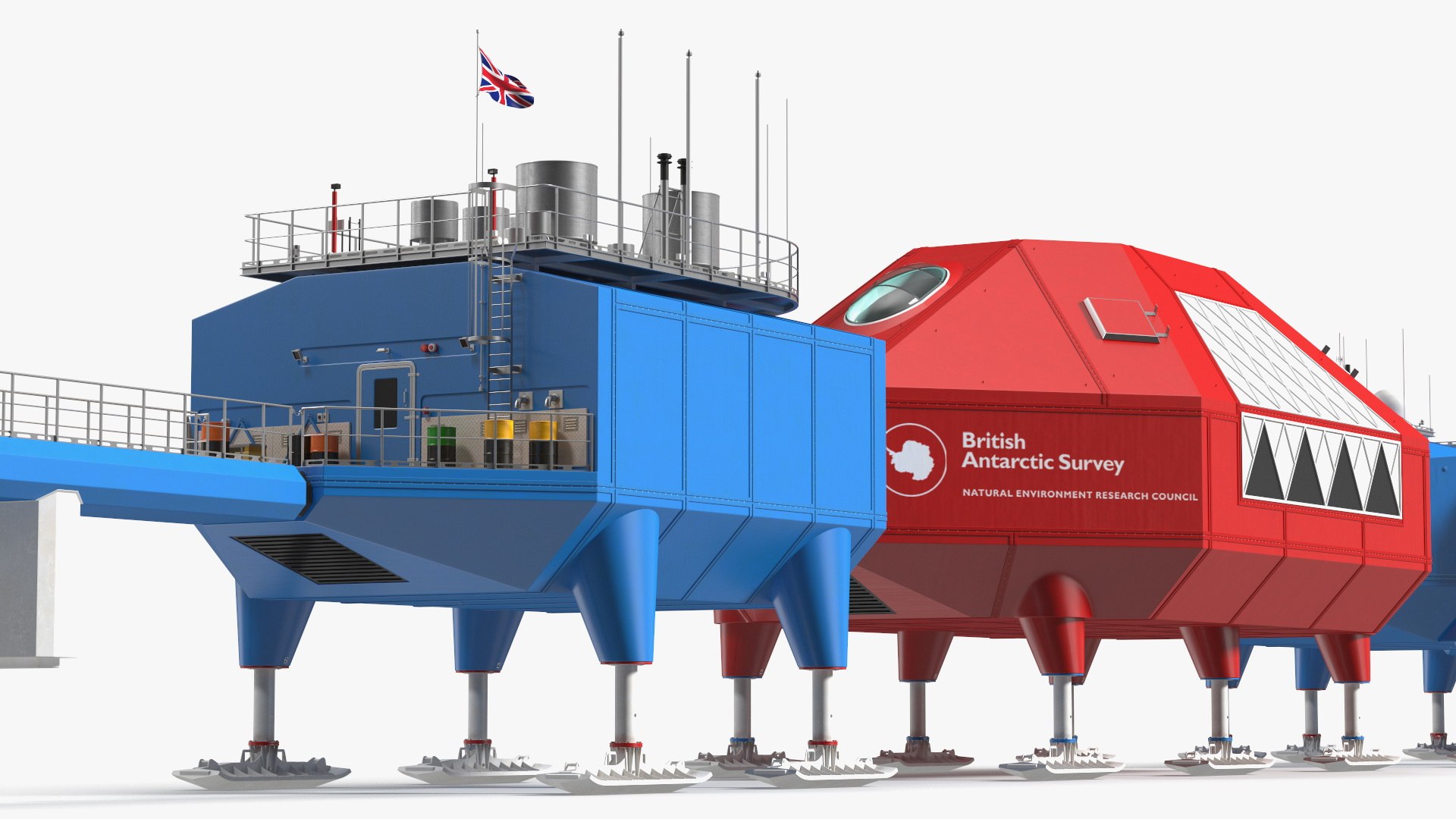 3D Halley VI Research Antarctic Station Model - TurboSquid 2123586