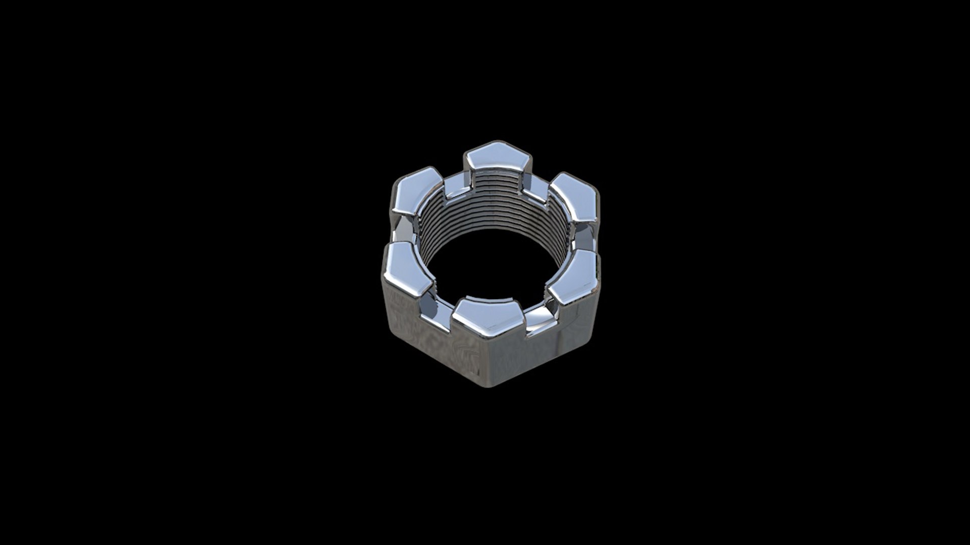 Castellated nuts model - TurboSquid 1557872