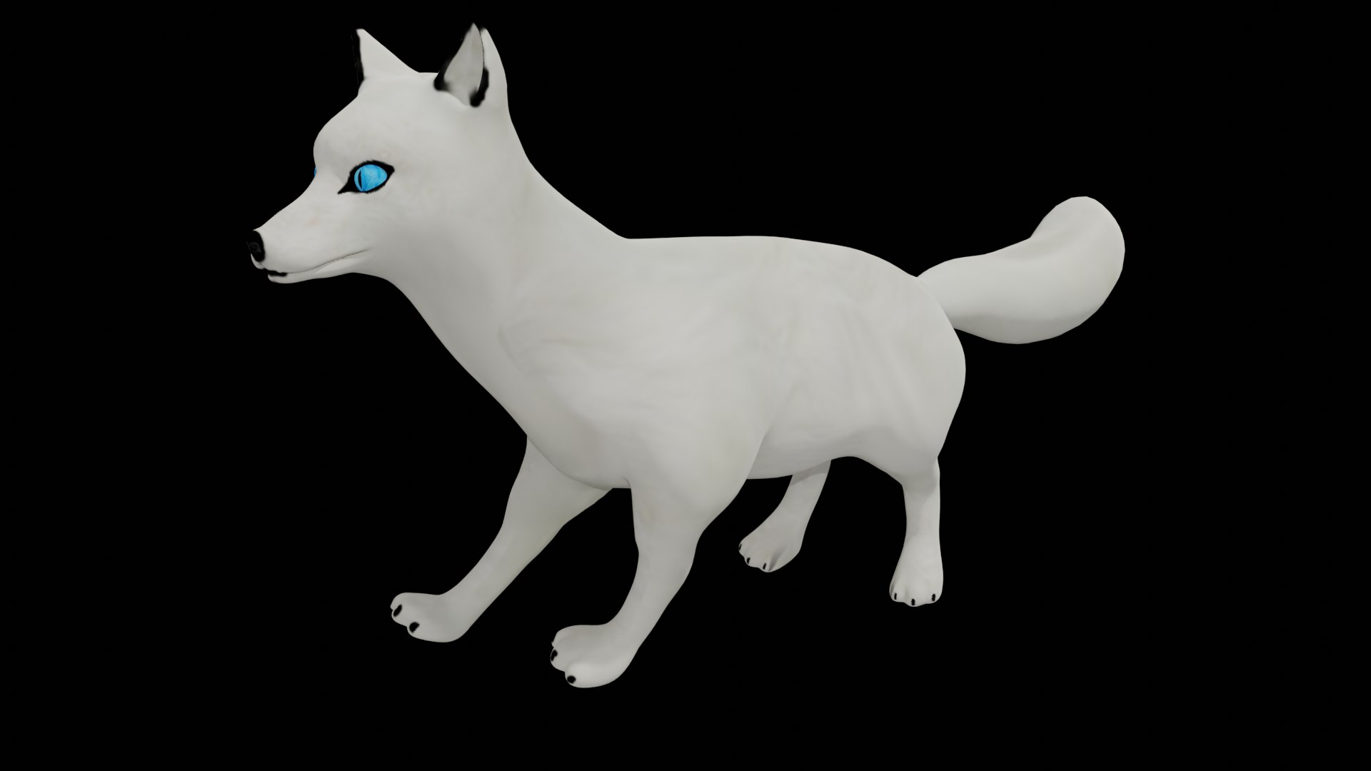 3D Model Arctic Fox Rigged - TurboSquid 1648370