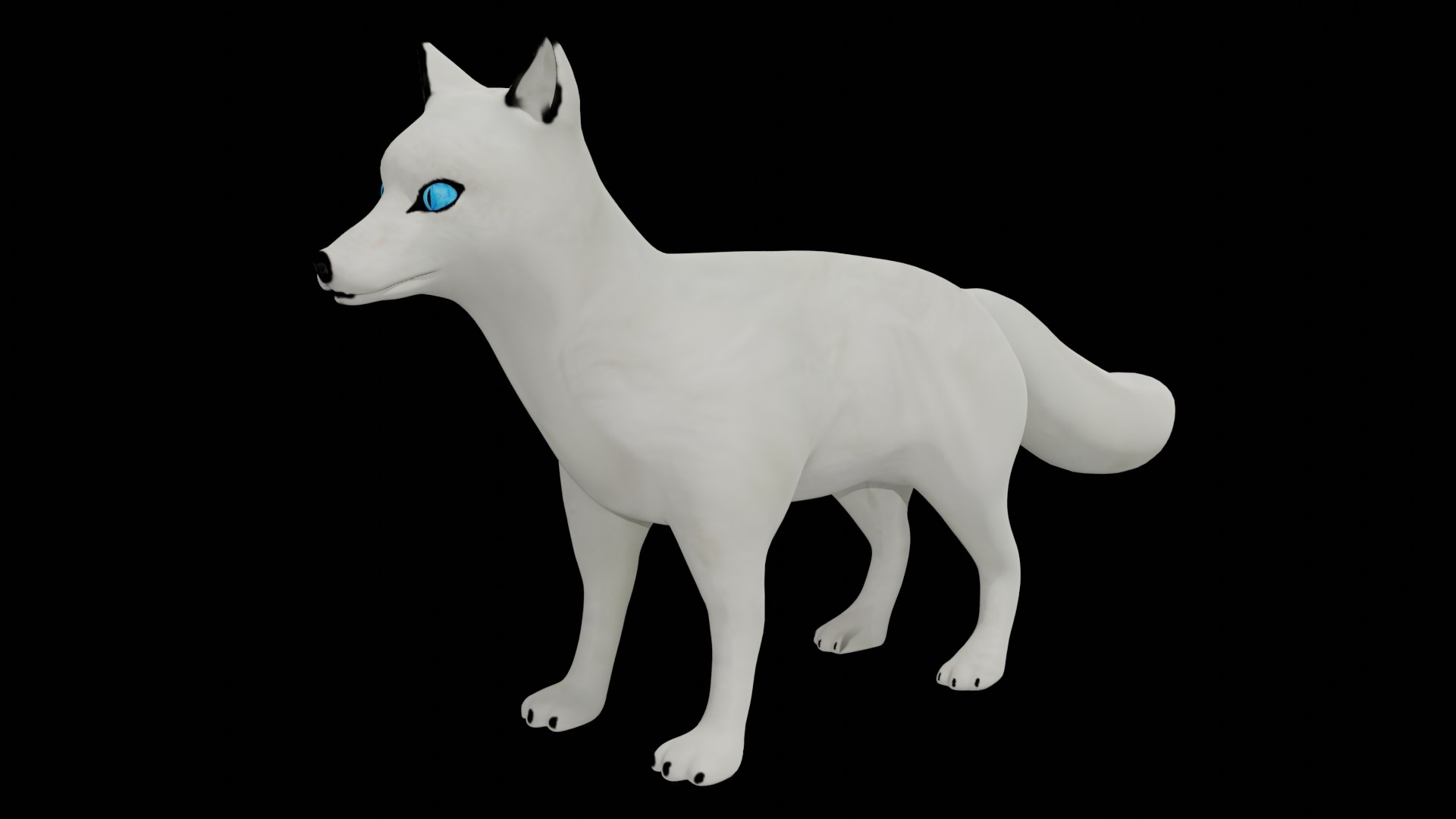 3D Model Arctic Fox Rigged - TurboSquid 1648370