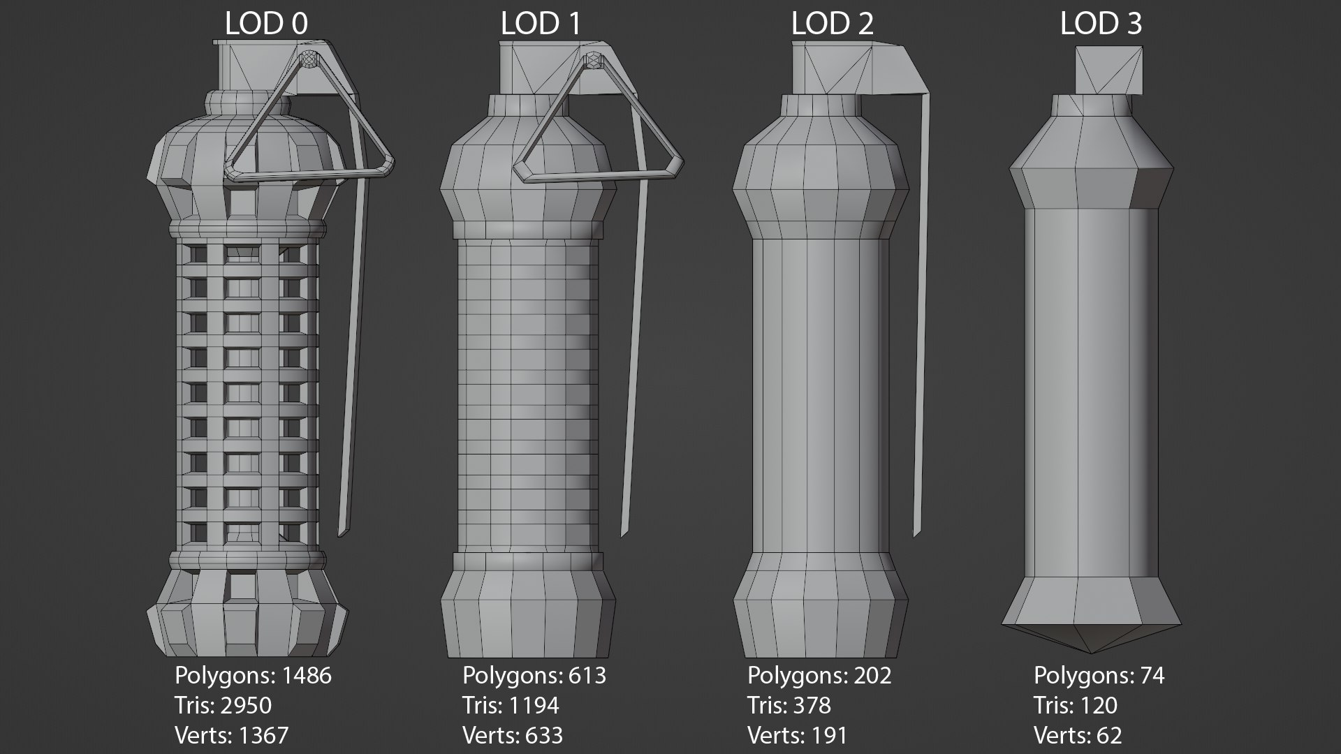 3D Sci-Fi Flash Grenade - TurboSquid 2087688